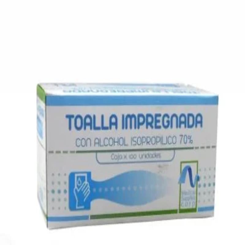 Toallas de Alcohol Isopropilico – Casa Médica